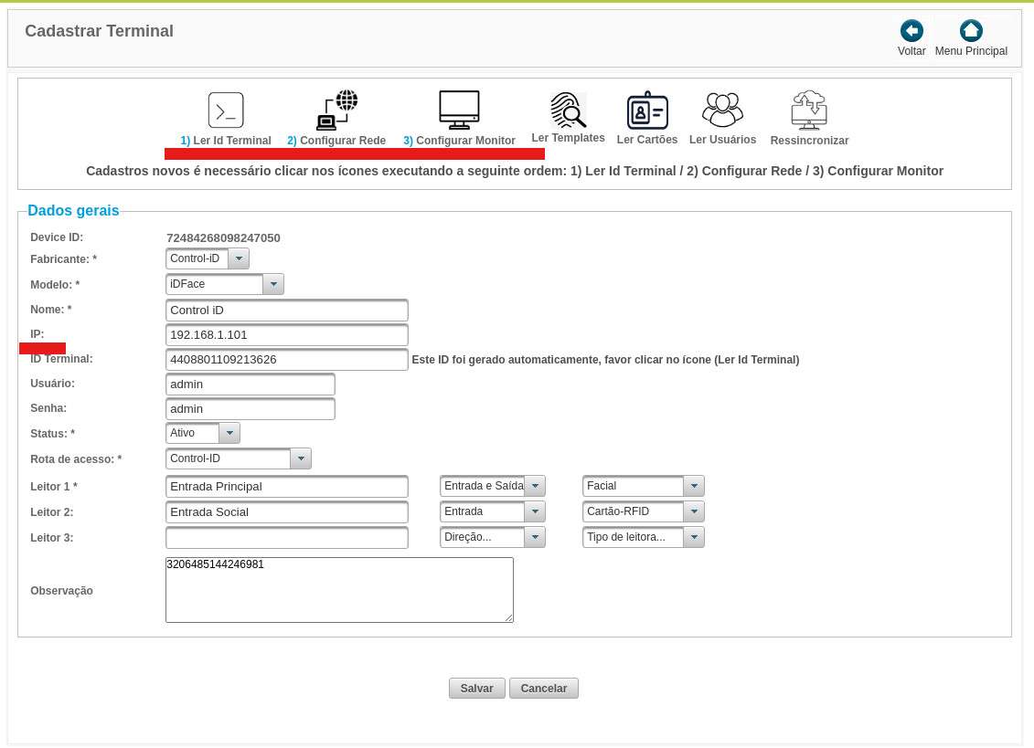Configurar o Terminal ControliD – Central de Ajuda Condlink